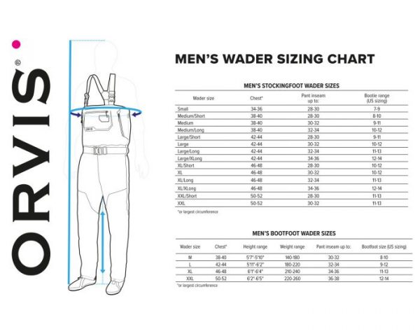Orvis Clearwater Männer Wathose (mit Füßling) - HiFish Angelshop